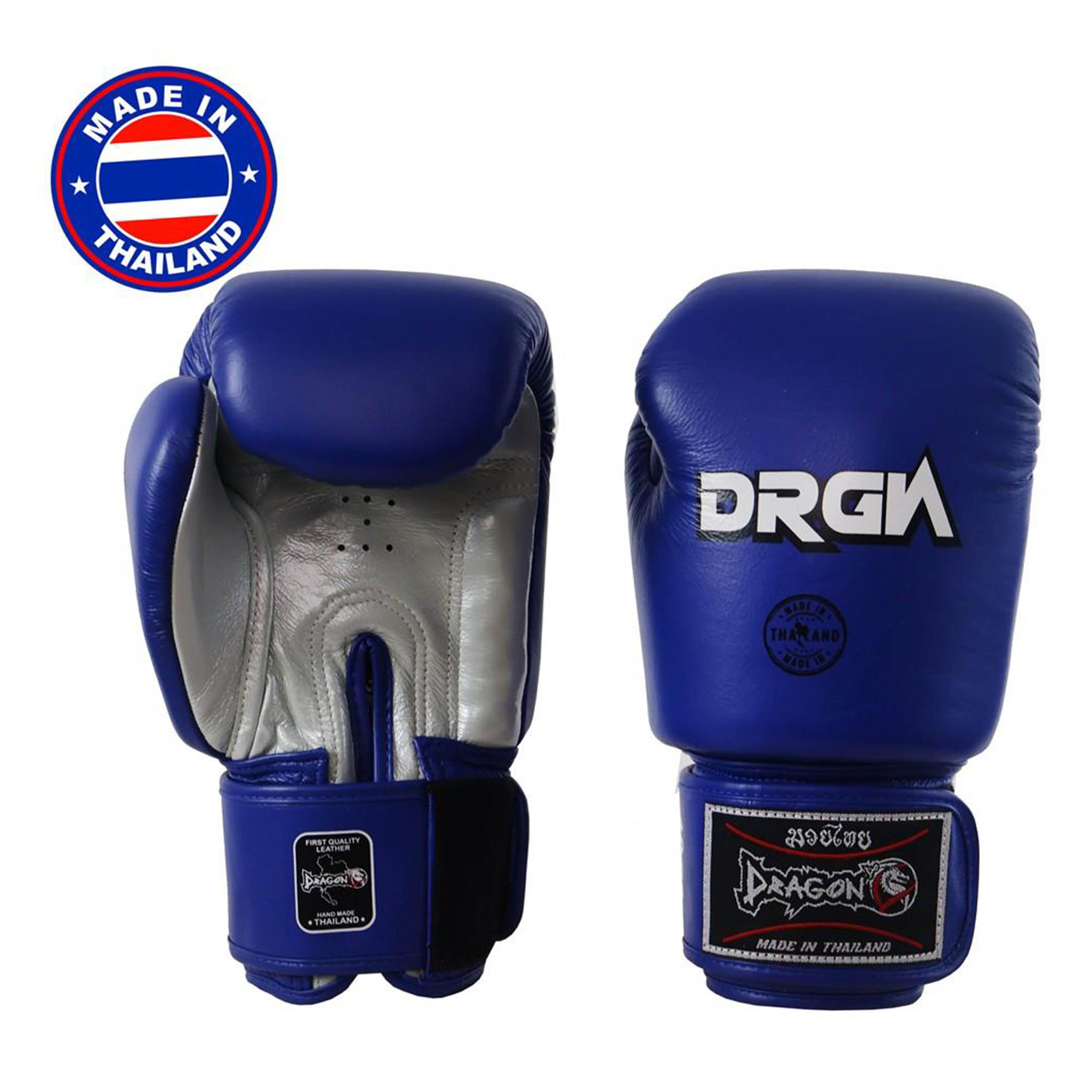 DragonDo Rukavice za box Genuine Leather Blue